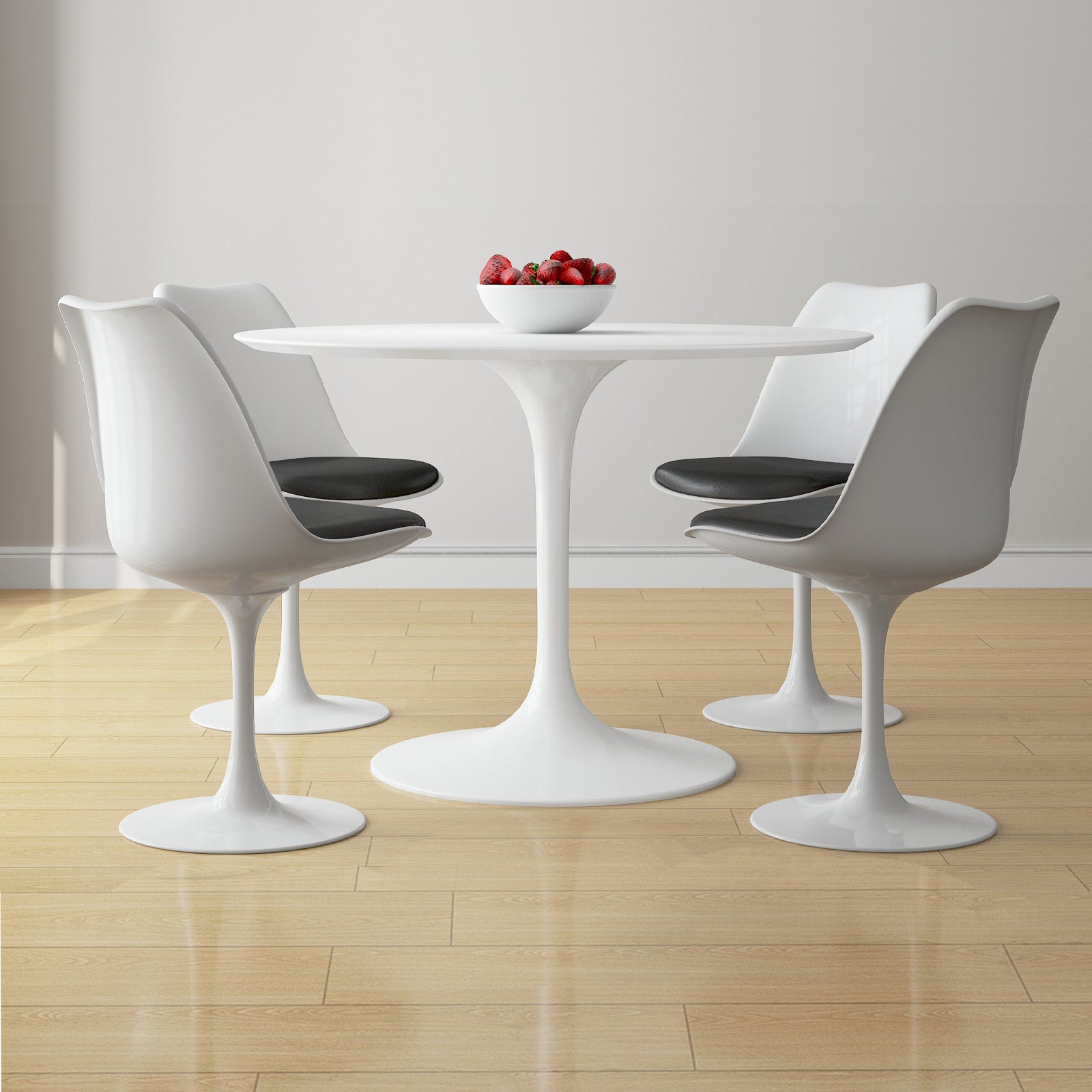 Tulip Fiberglass Dining Table Set - 42" Round – Stealmod Furniture